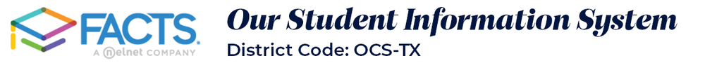Ovilla Christian School — FACTS Landing Page