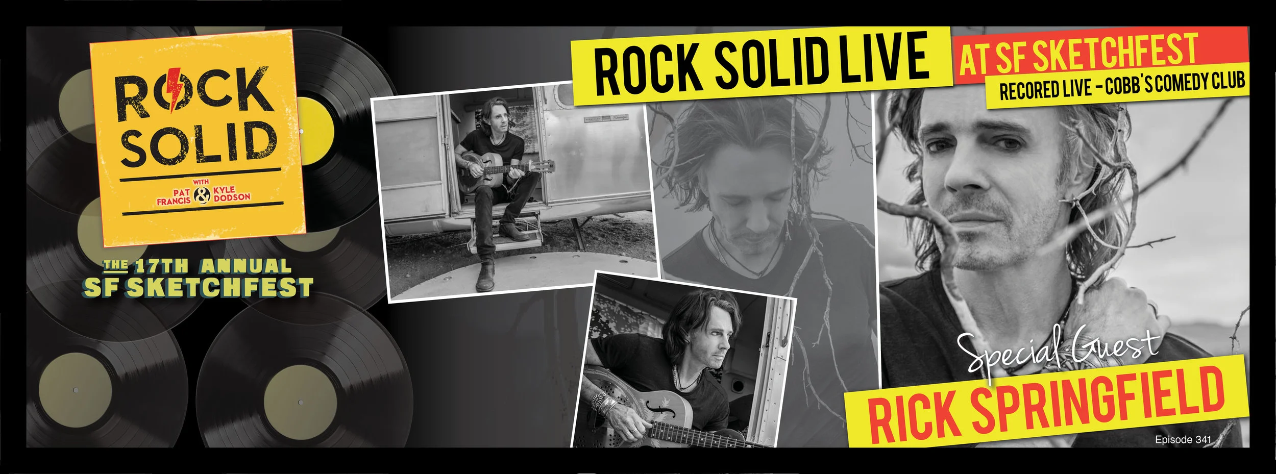 Episode 341: Rock Solid LIVE at SF Sketchfest with Rick Springfield ...