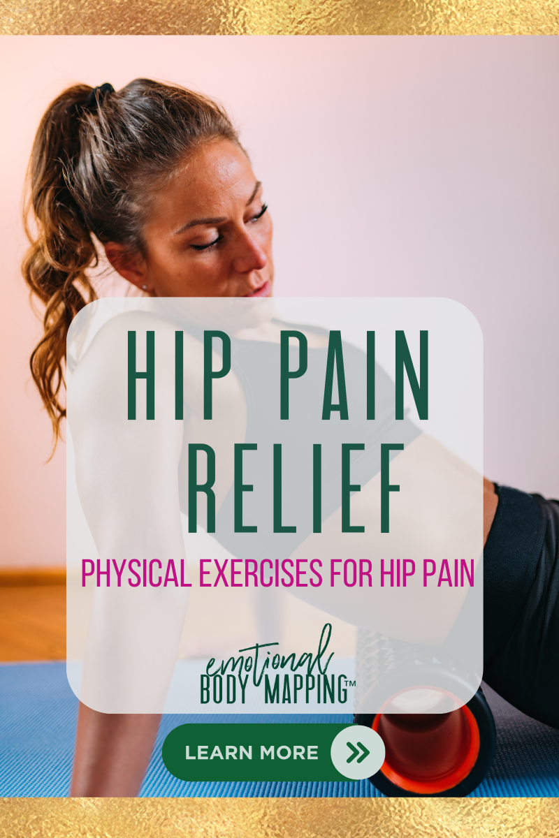 Exercises For Hip Pain | Emotional Body Mapping | Self-care, Emotional ...