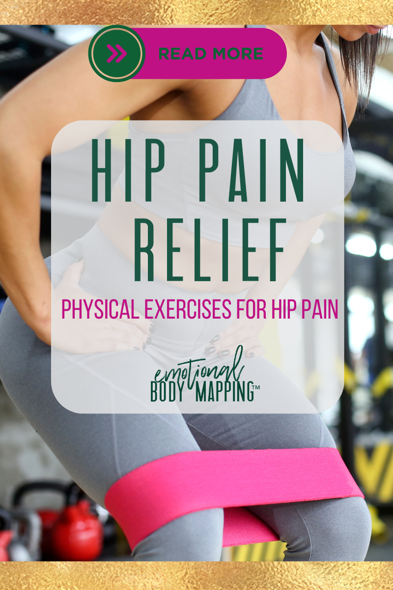 Exercises For Hip Pain | Emotional Body Mapping | Self-care, Emotional ...