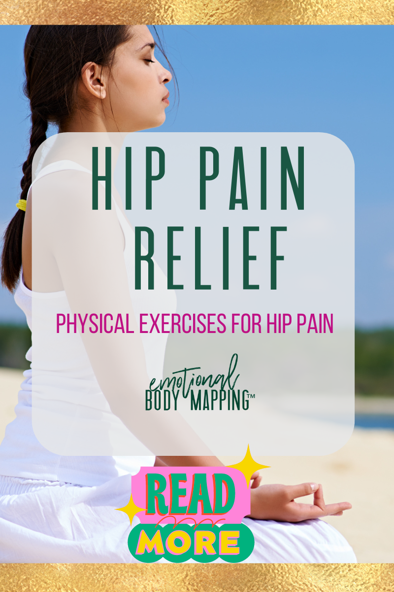 Exercises For Hip Pain | Emotional Body Mapping | Self-care, Emotional ...