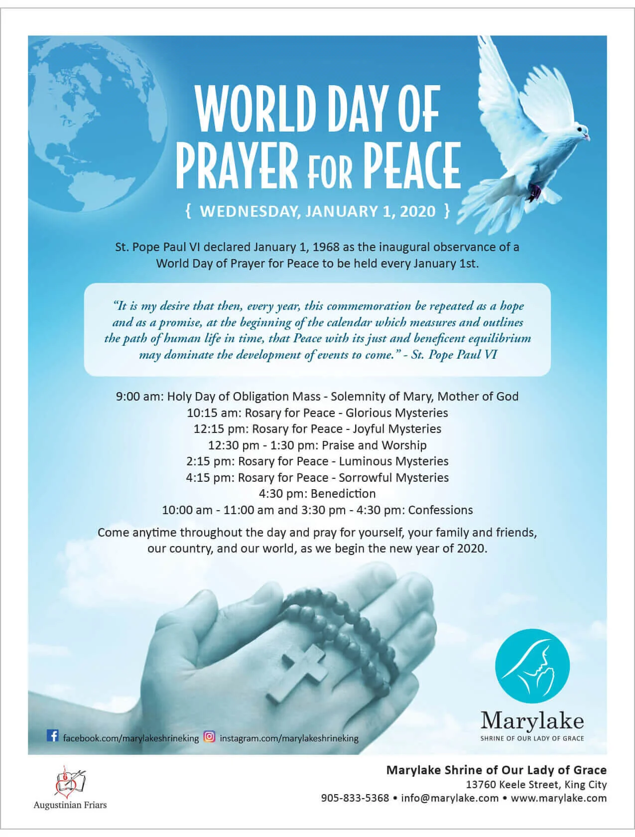 Prayer For World Peace 2025: Prayers For The Peaceful World – VYJSBI