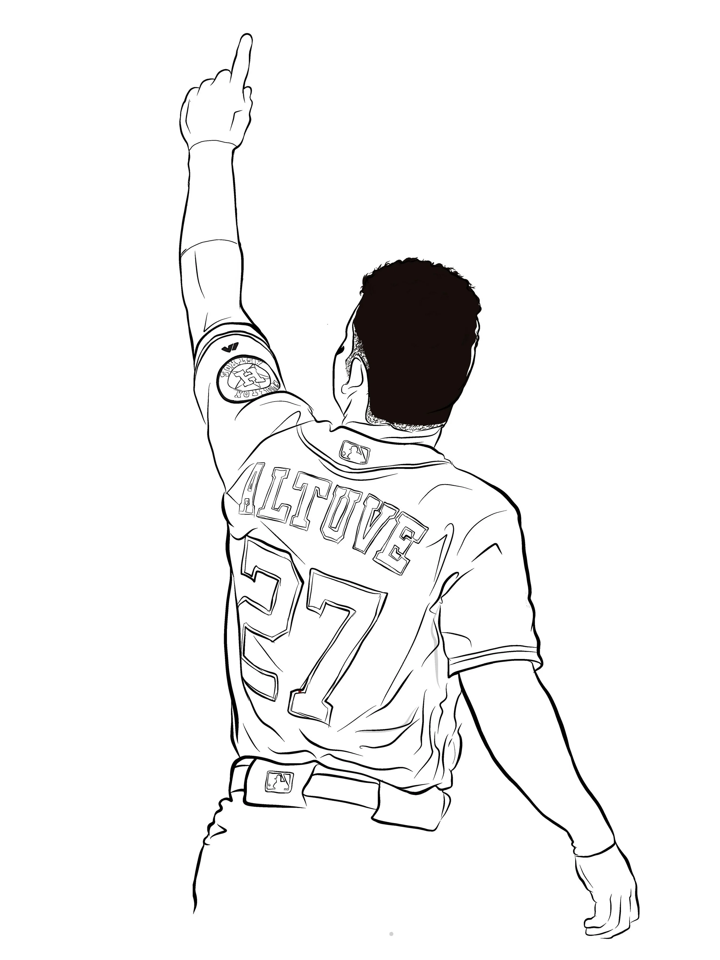 Houston Astros Coloring Pages Coloring Pages