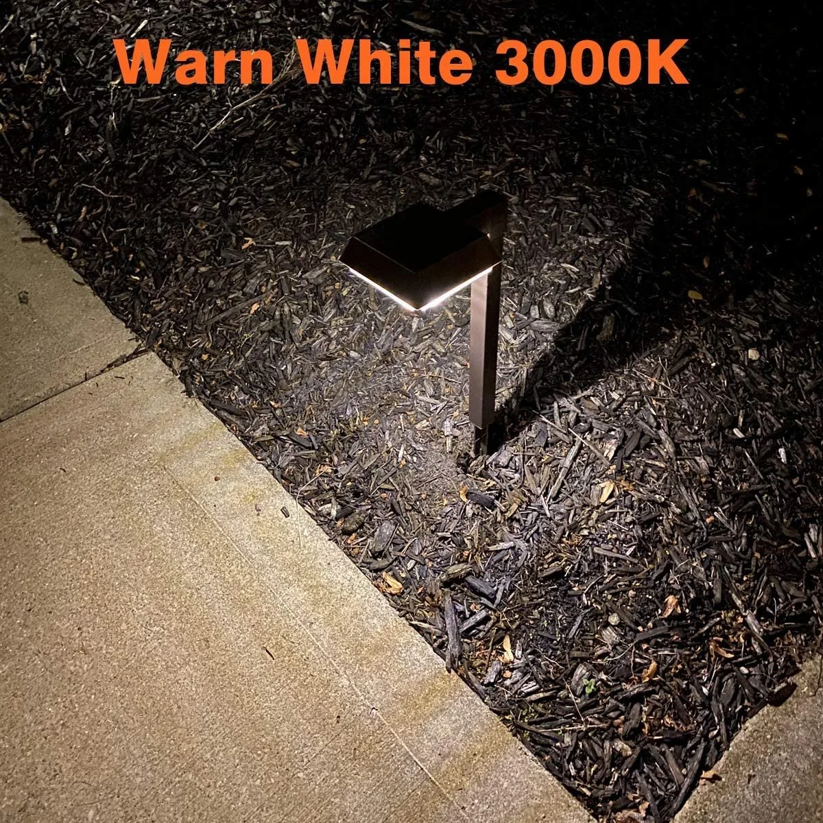 Solar Pathway Lights Super Bright 300 lumens with 2-in-1 Warm White and ...