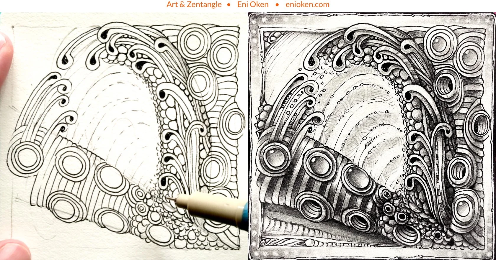 Zentangle MatchMaking: Wartz and Opus — Eni Oken