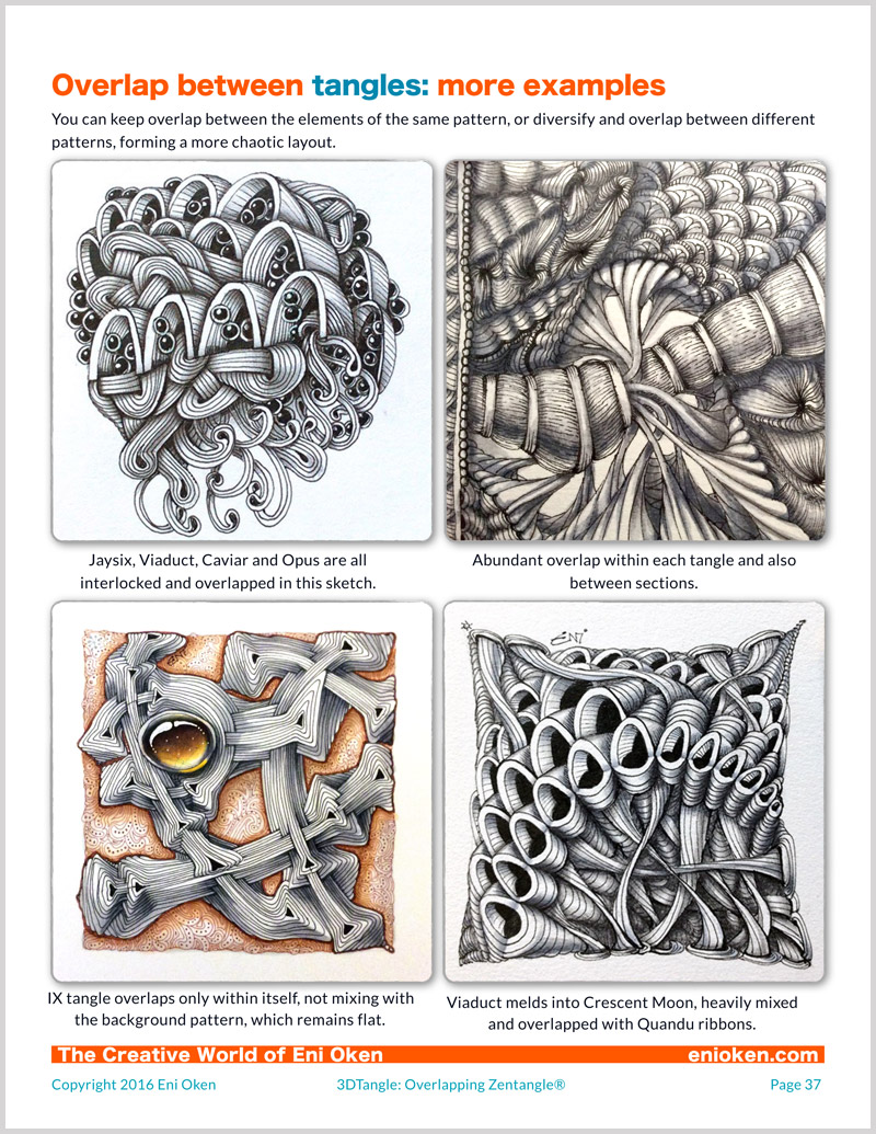 Overlapping Zentangle® — Eni Oken