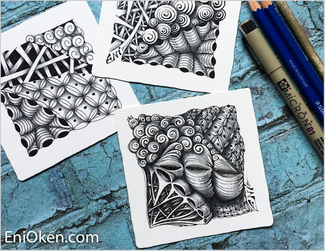 Zentangle basics in 2018 — Eni Oken