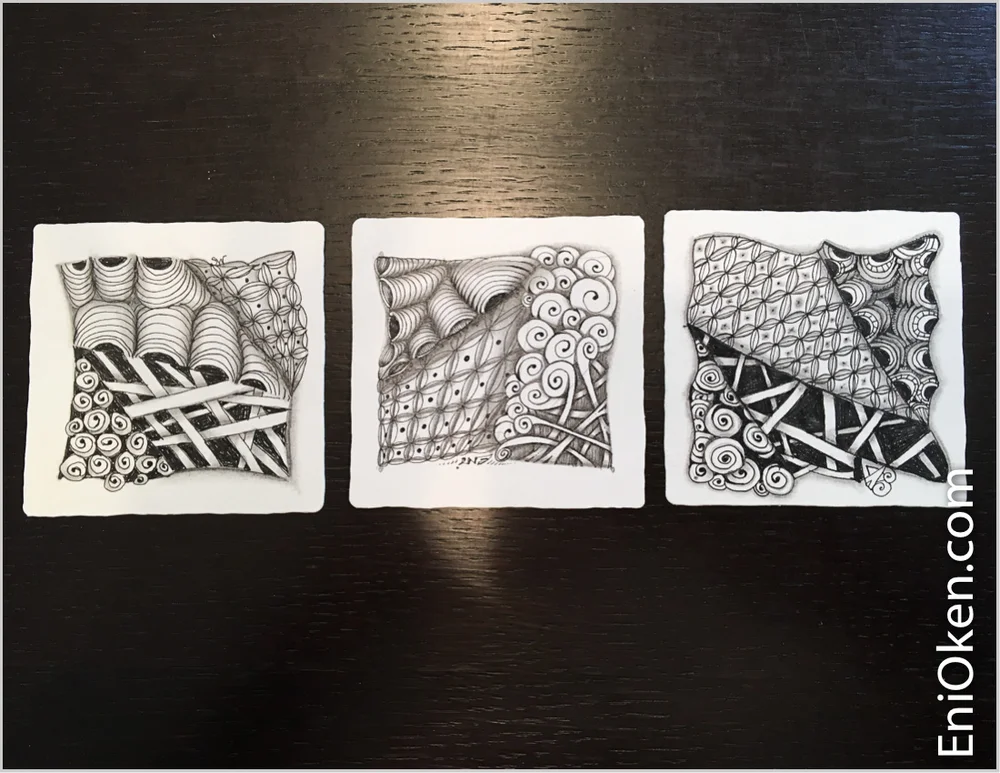 Zentangle 101 class — Eni Oken