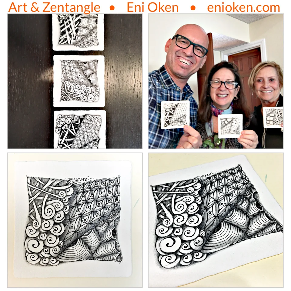 Zentangle 101 class — Eni Oken