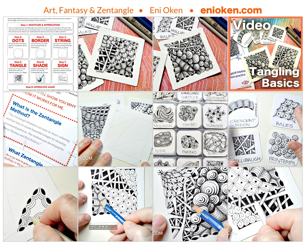 Tangling Basics Video Lesson — Eni Oken