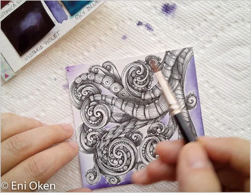 Tangled Scrollwork lesson preview — Eni Oken