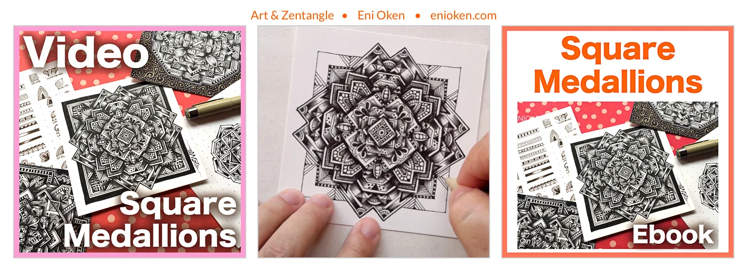 Square Medallions Video Lesson Or Ebook Eni Oken