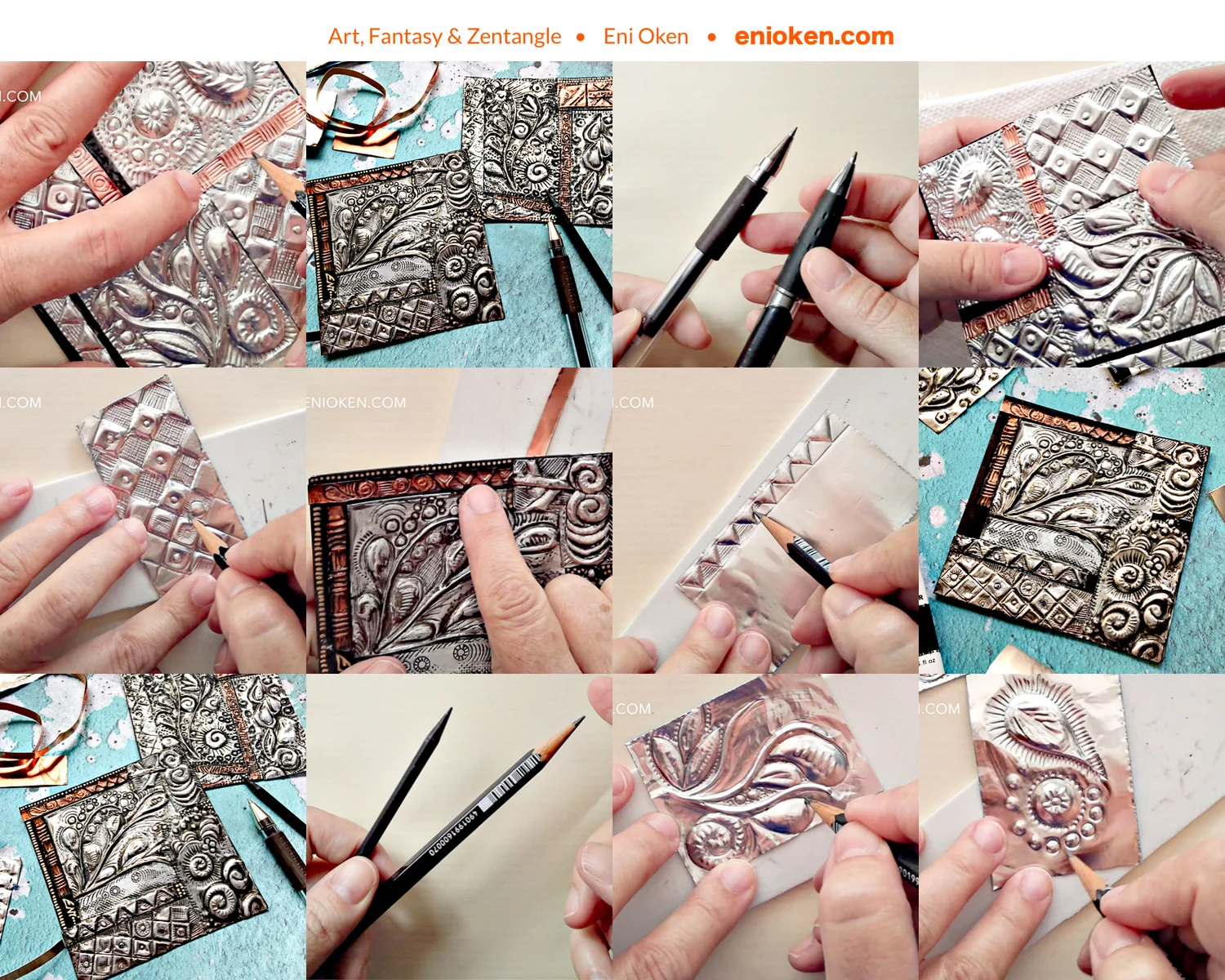 Metal Tangles lesson bundle or Ebook — Eni Oken