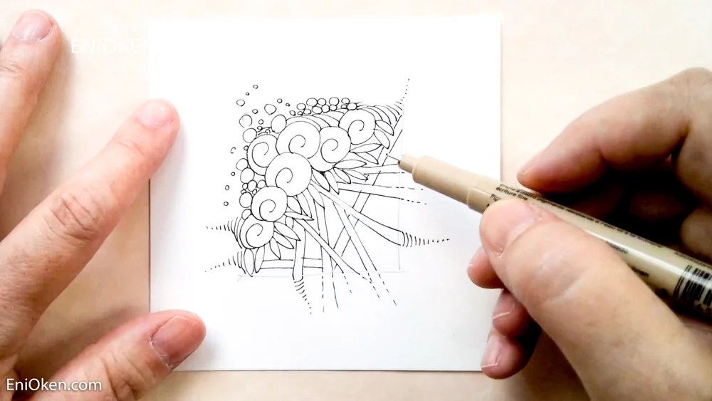 Tangle Transitions Video Lesson — Eni Oken