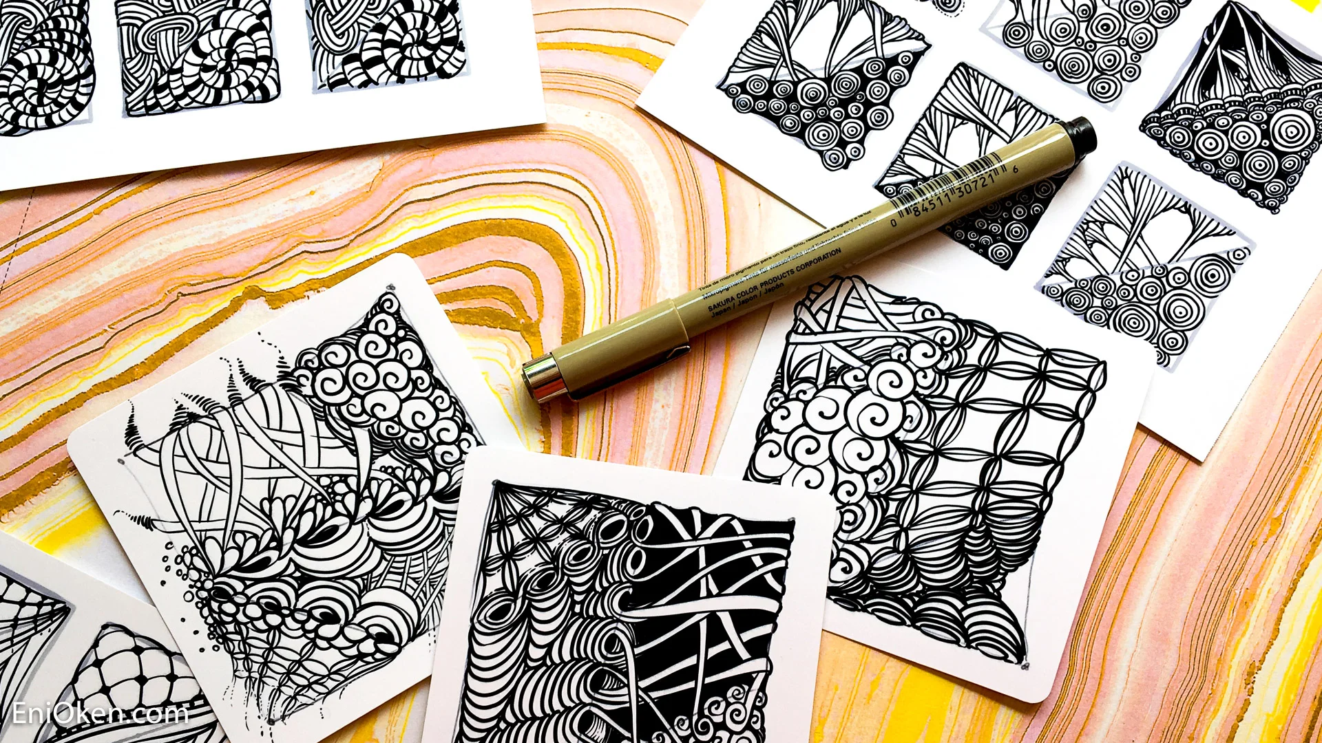 Tangle Transitions Video Lesson — Eni Oken