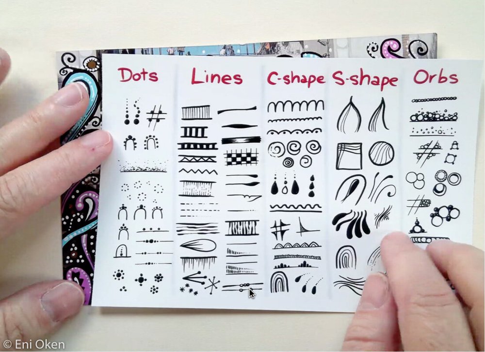 Embellished Tangles Video Lesson — Eni Oken