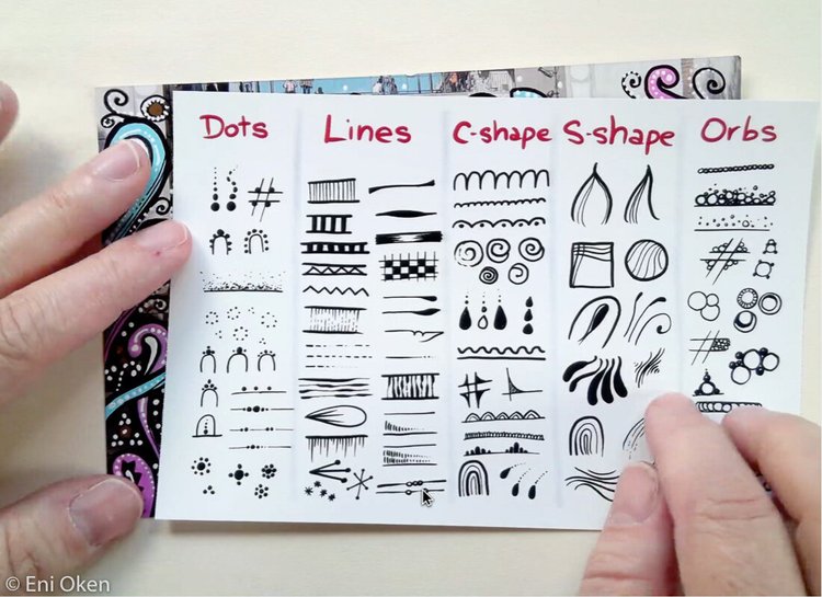 Embellished Tangles Video Lesson — Eni Oken