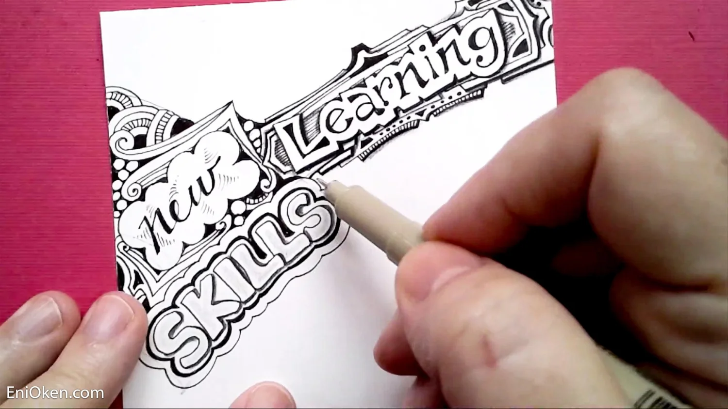 Tangled Journal Tiles Lesson — Eni Oken