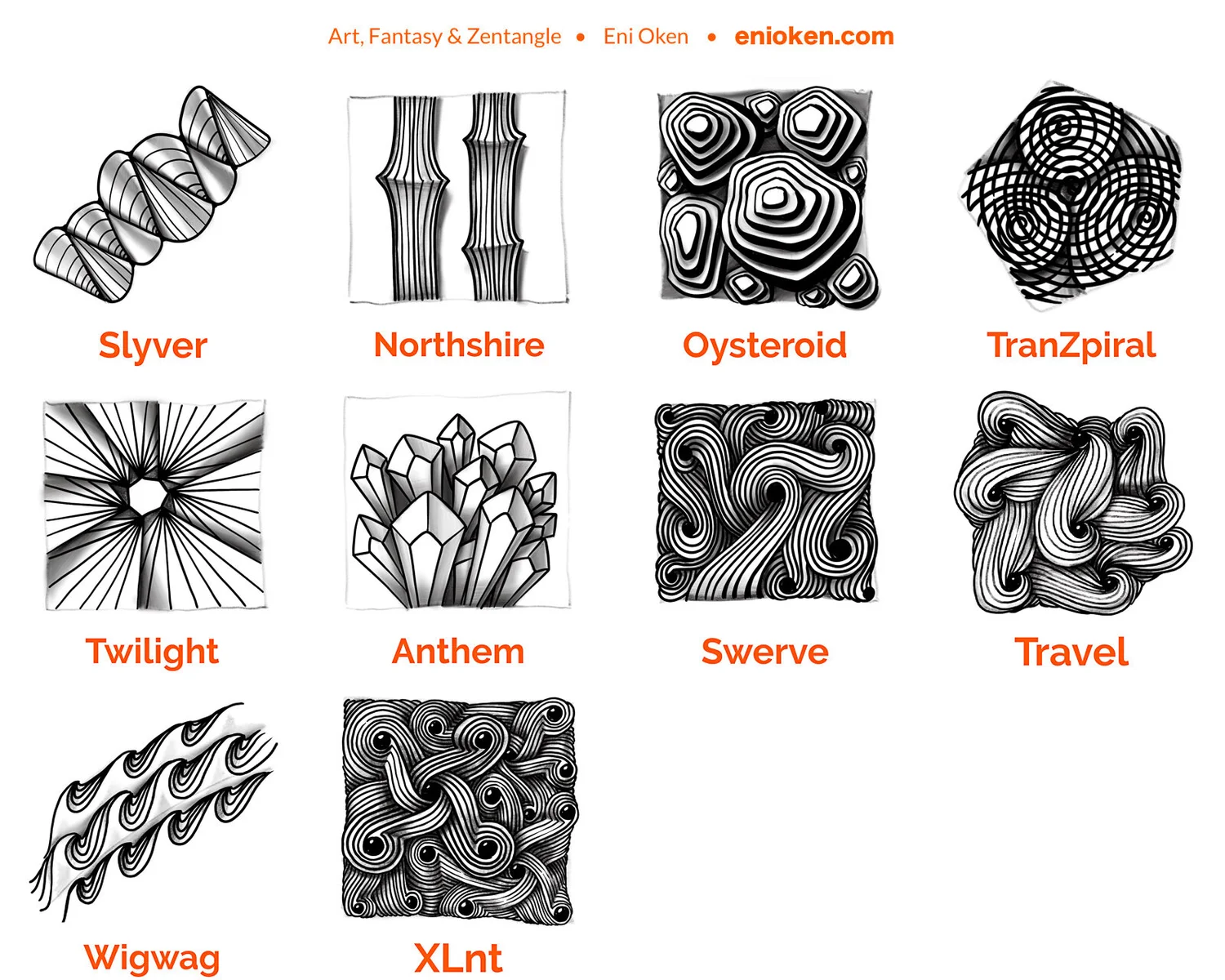 Art Raffle update: Guided version and Jody's Tangles — Eni Oken