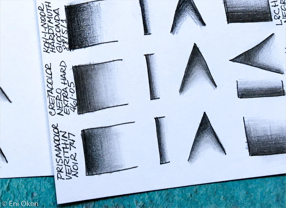 Shading with Black Pencils - no smudge! — Eni Oken