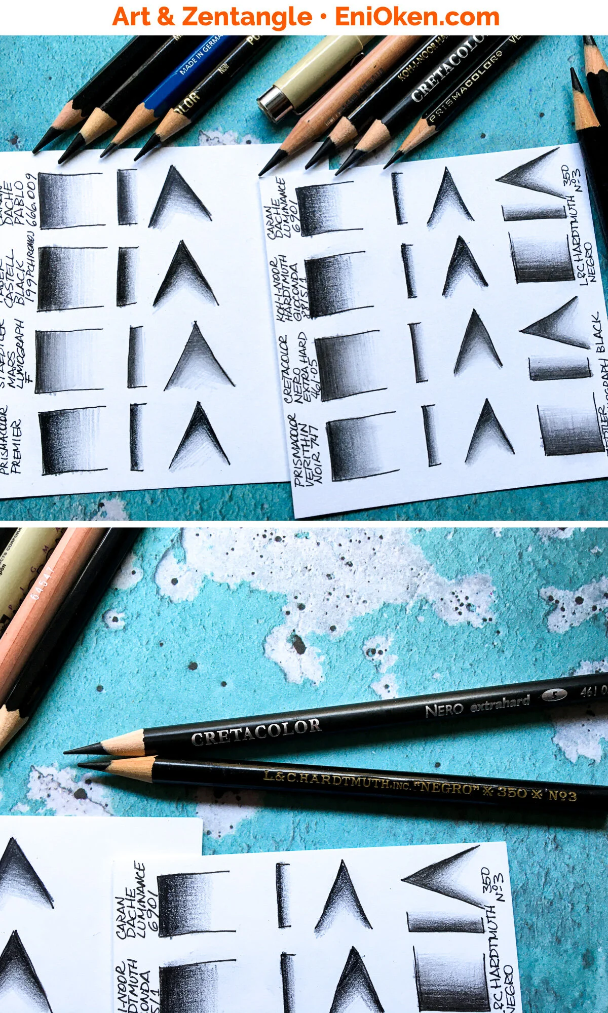 Shading with Black Pencils - no smudge! — Eni Oken