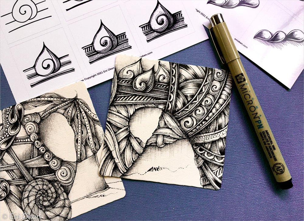 More single pen hatching — Eni Oken