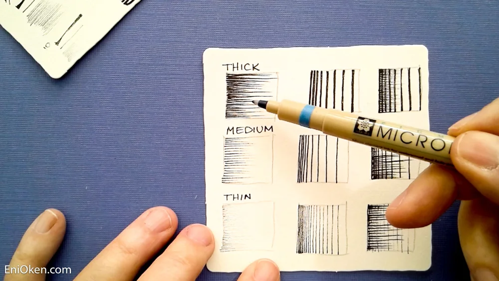 Single Pen Hatching Part 1 of a series — Eni Oken