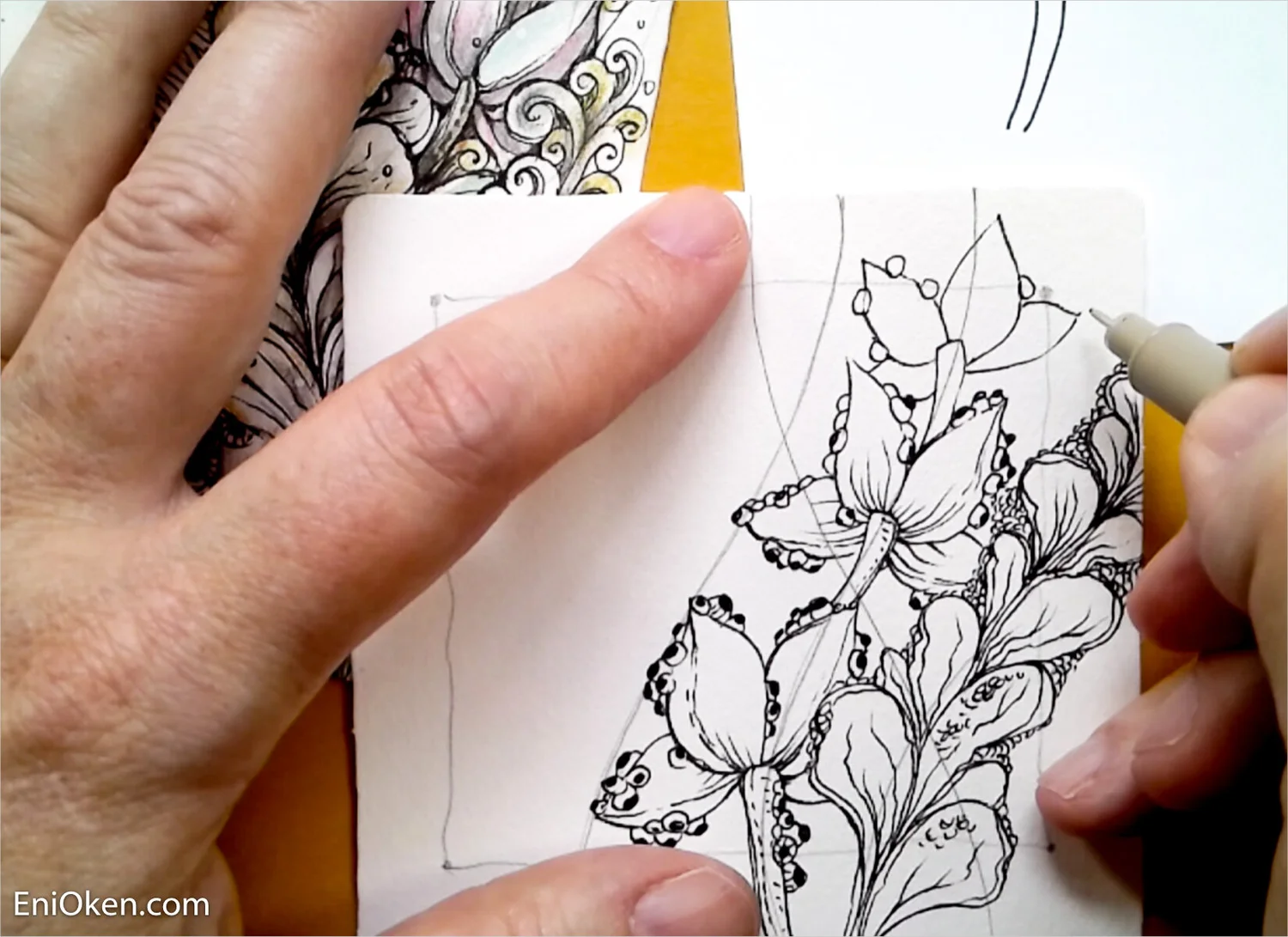 Organicize Zentangle Part 1 — Eni Oken