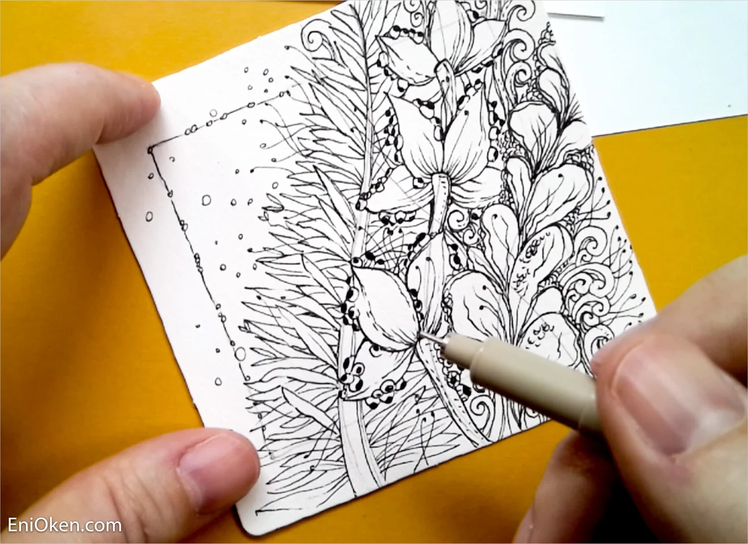 Organicize Zentangle Part 1 — Eni Oken