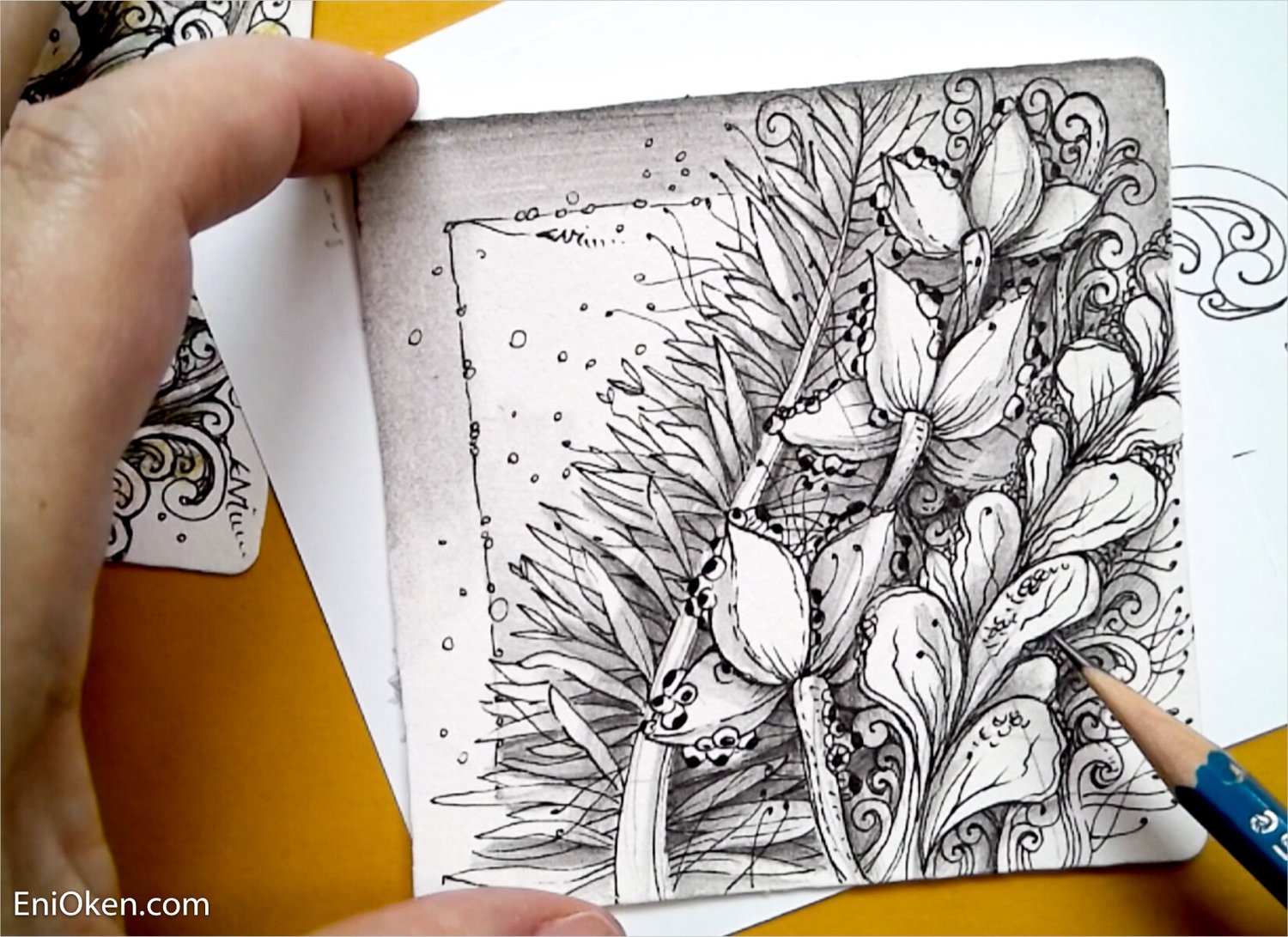 Organicize Zentangle Part 1 — Eni Oken
