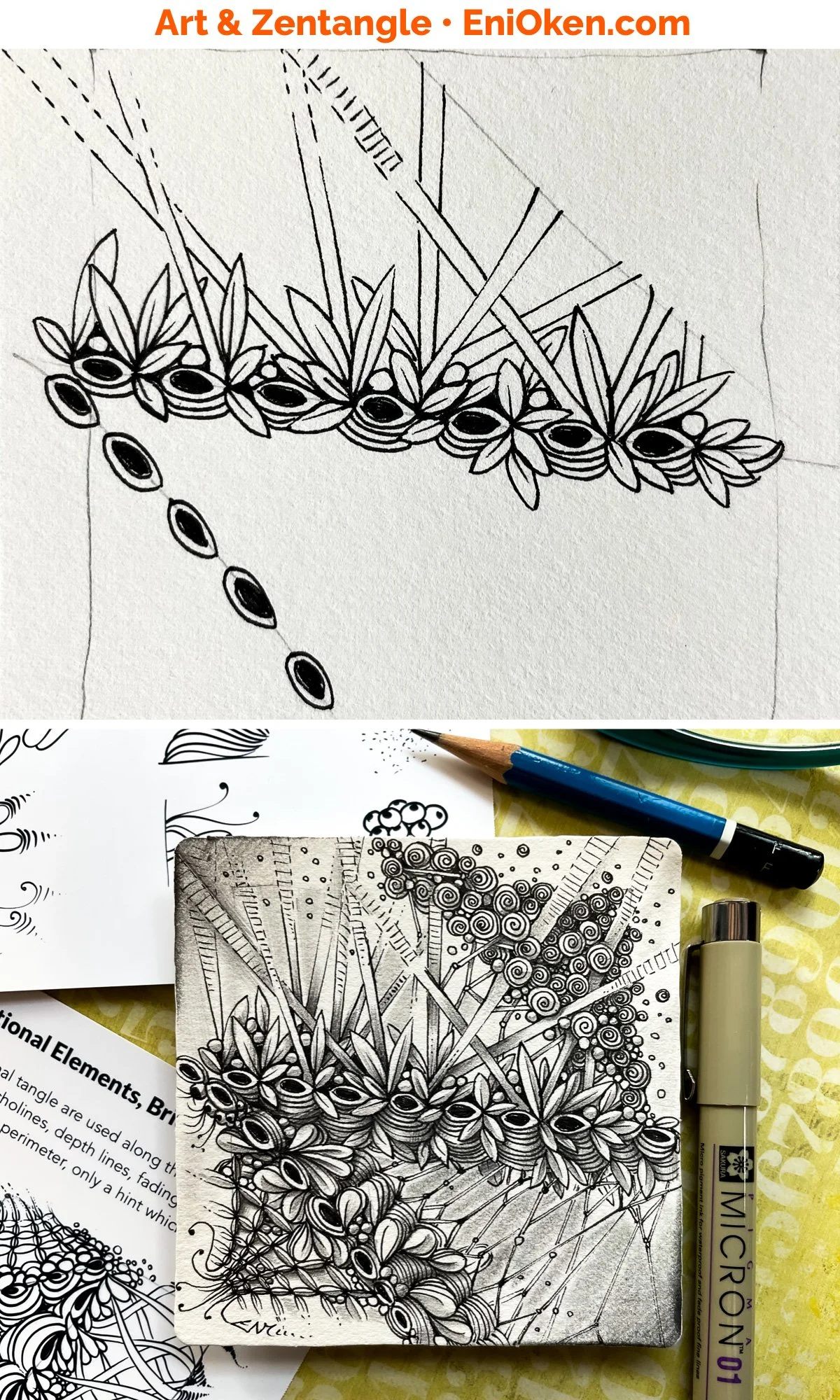 Using Bridges in Zentangle 101 — Eni Oken