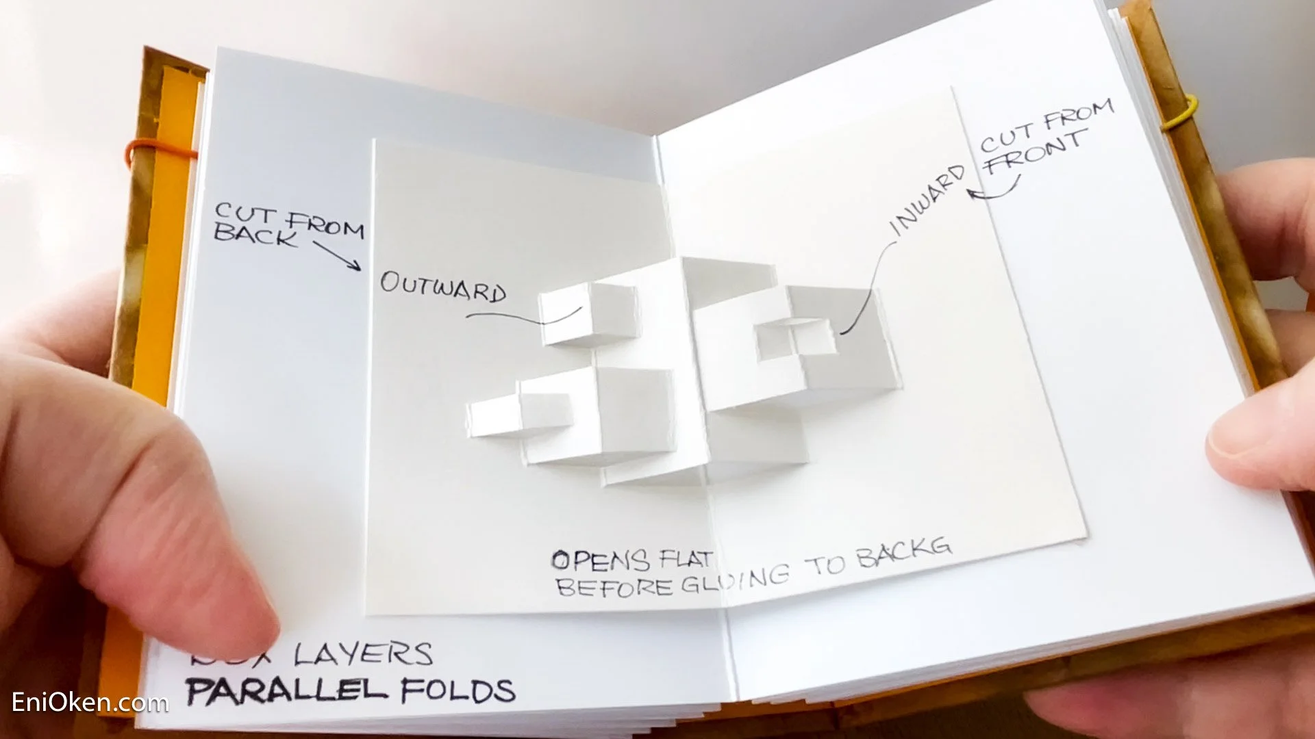 Pop-up Mechanism Booklet — Eni Oken