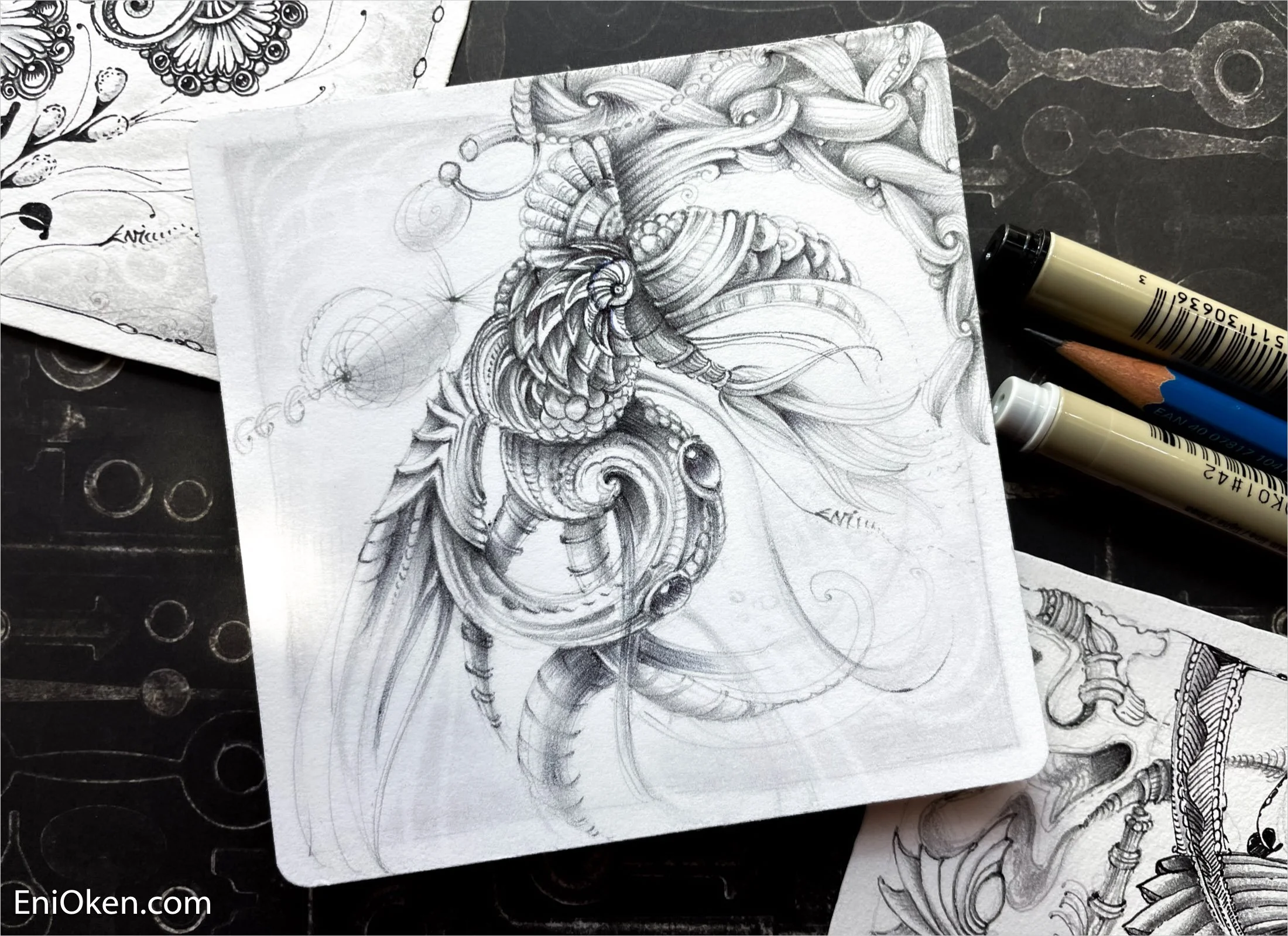 Intuitive String and Gray Pen — Eni Oken