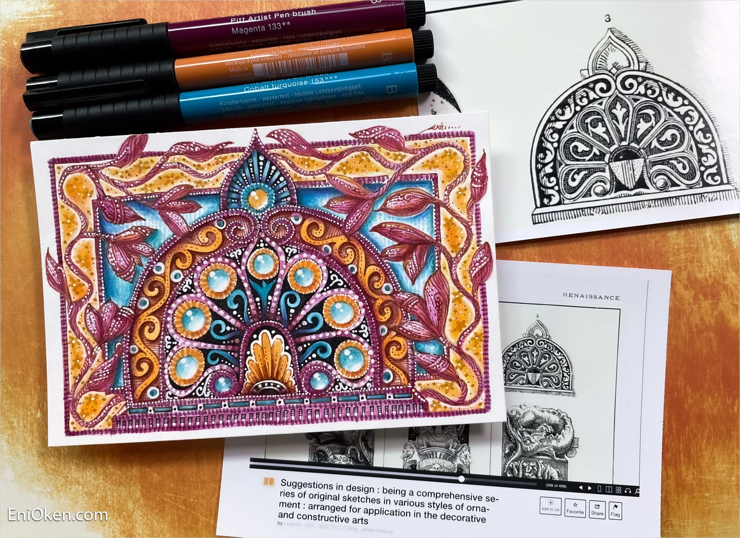 Renaissance Arch and Found Flowers — Eni Oken