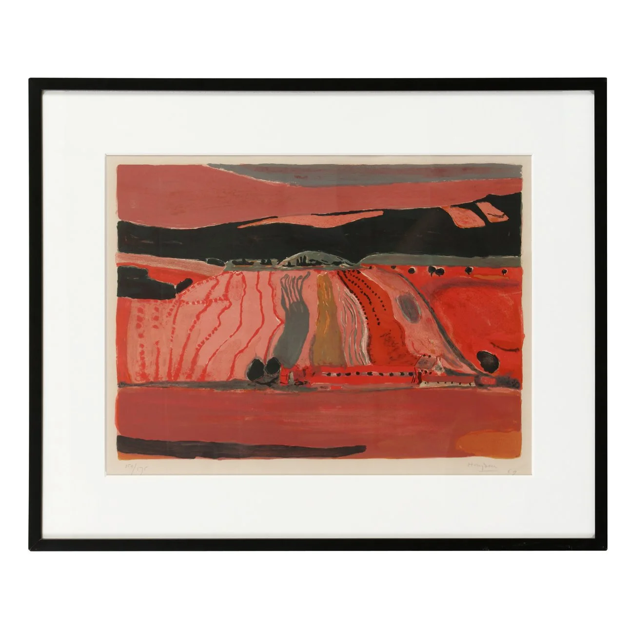 HENRI HAYDEN FRENCH LITHOGRAPH C. 1960 — Meg Braff Designs