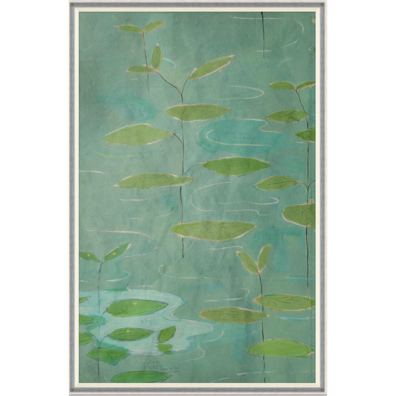 WHITE PLASTER BANANA LEAF WALL TILE — Meg Braff Designs