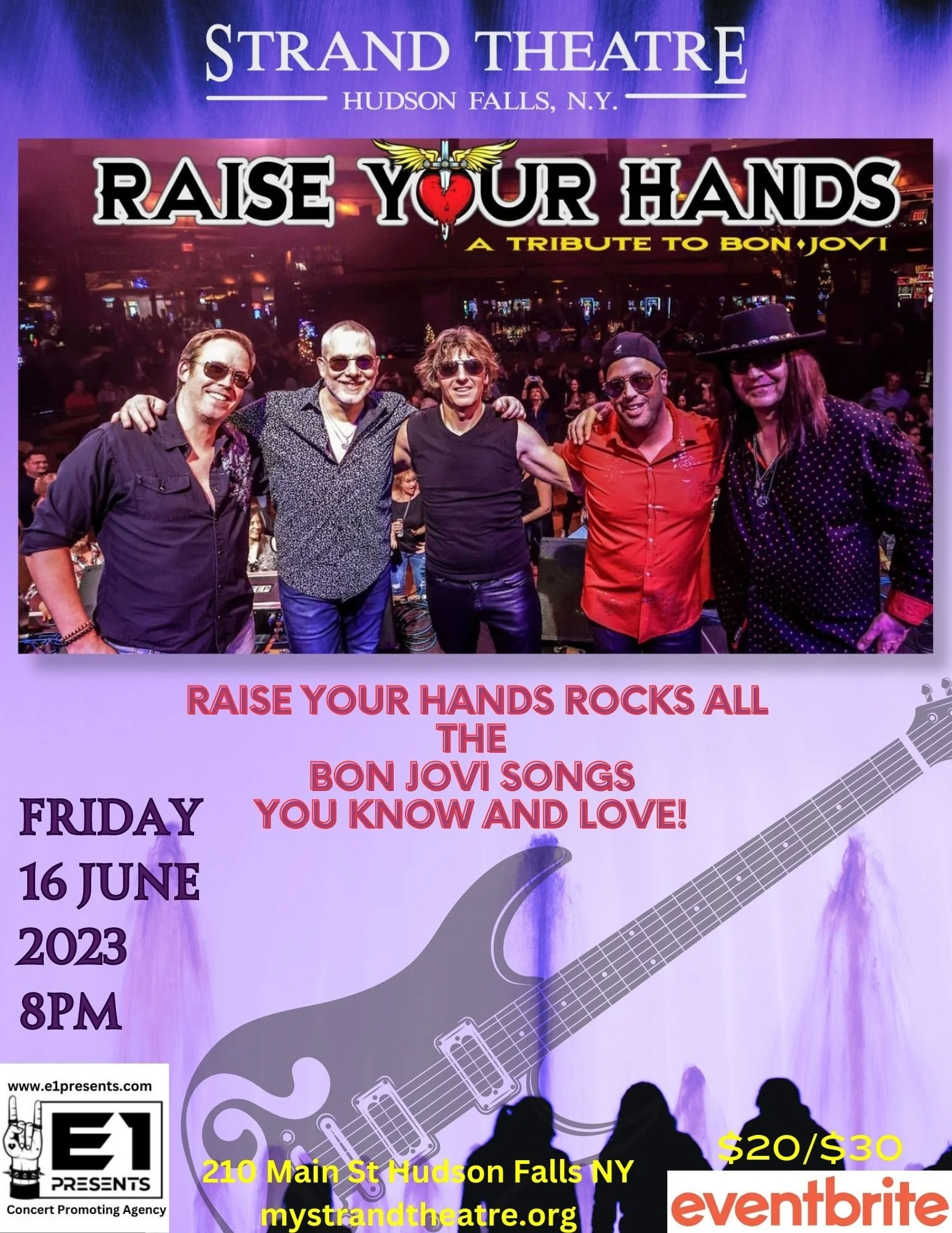 Raise Your Hands - Bon Jovi Tribute — The Strand Theatre