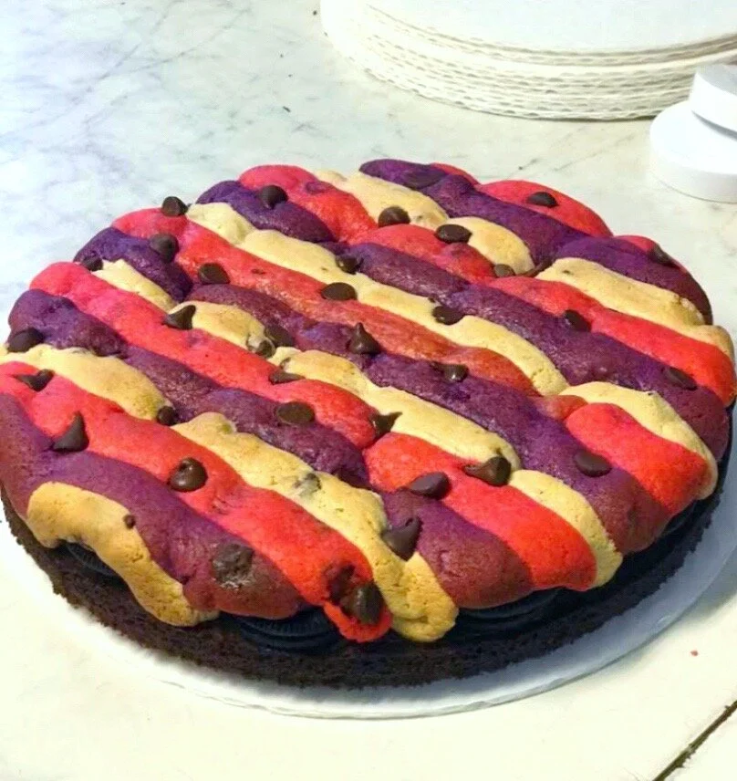Custom Colors Brookie Cake — Baked In Color
