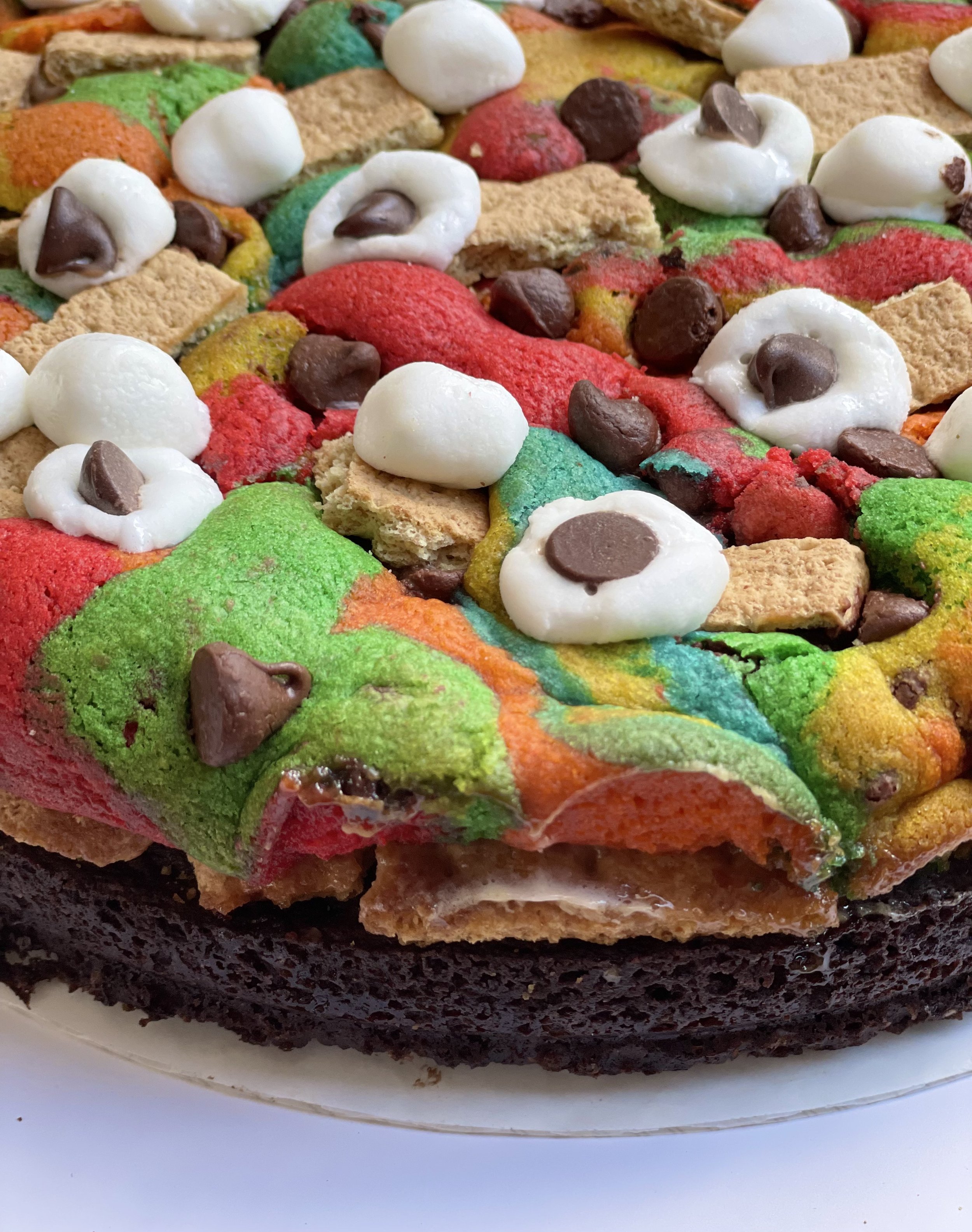 S'mores Brookie Cake — Baked In Color