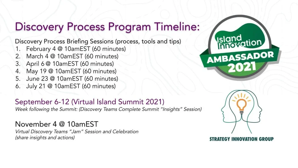 Your Year of Innovation (Program Dates) — Strategy Innovation Group, LLC