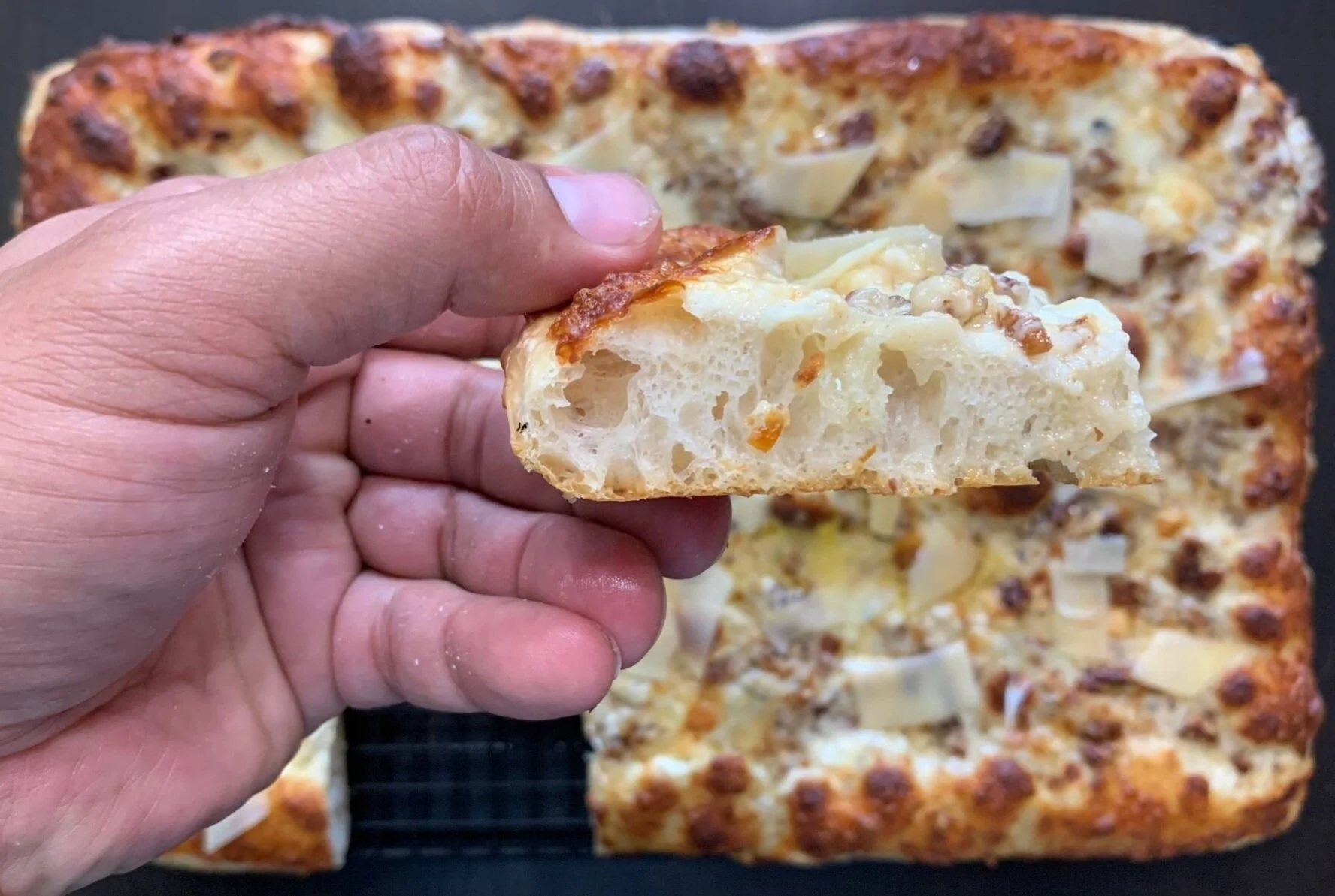 Four Cheese Sicilian Pizza — Forza Pizza