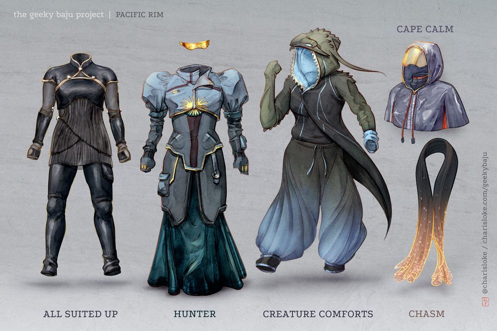 The Geeky Baju Project — Charis Loke Illustration