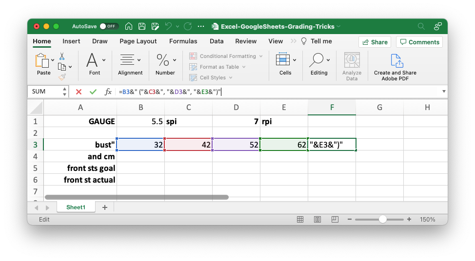 Spreadsheet Tricks For Grading - Excel and Google Sheets! - Craftstar ...