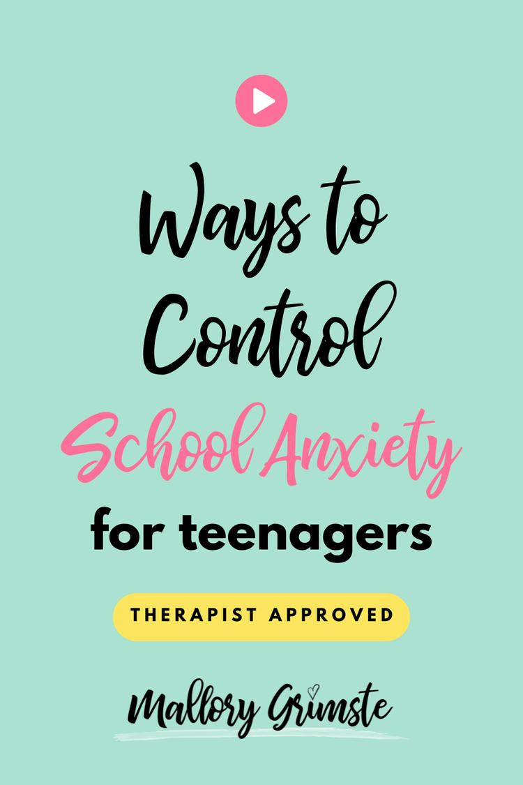How to Control School Anxiety *tips for teenagers — Mallory Grimste ...