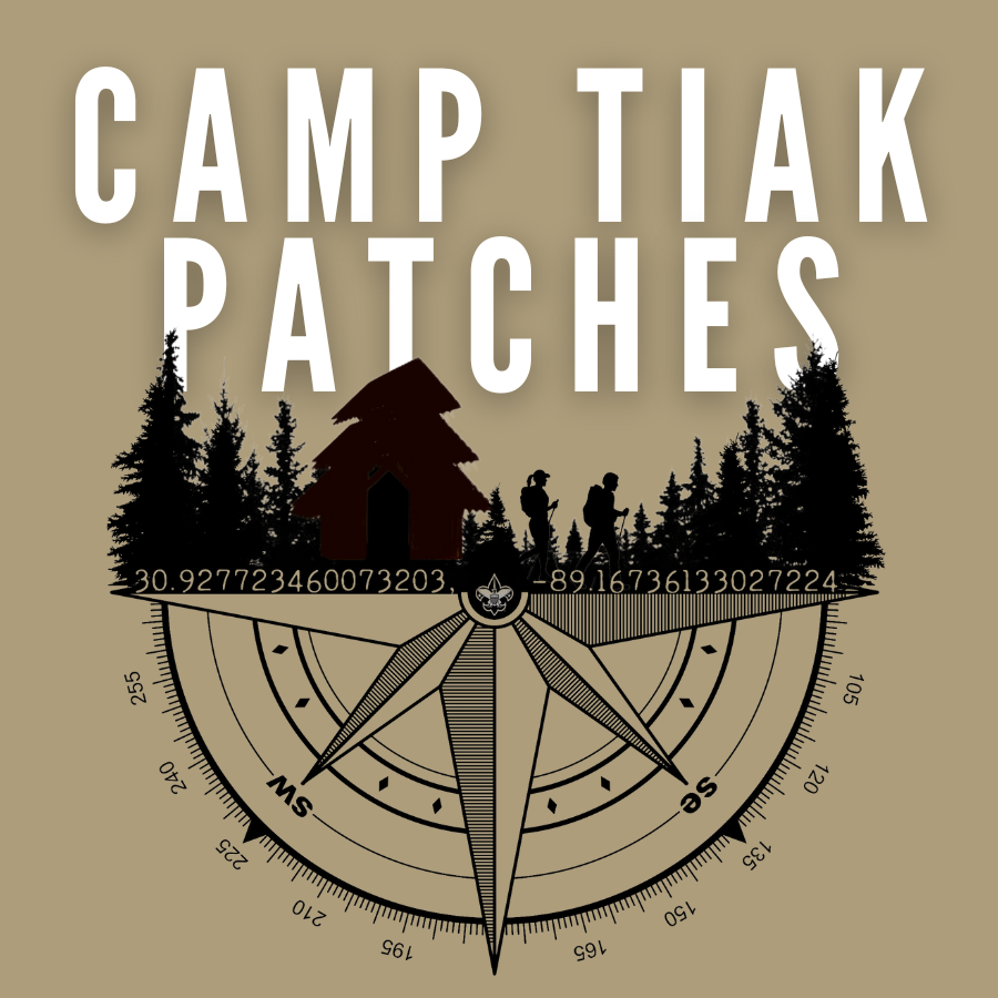 Camp Tiak Patches — Pine Burr Area Council - South Mississippi Scouting