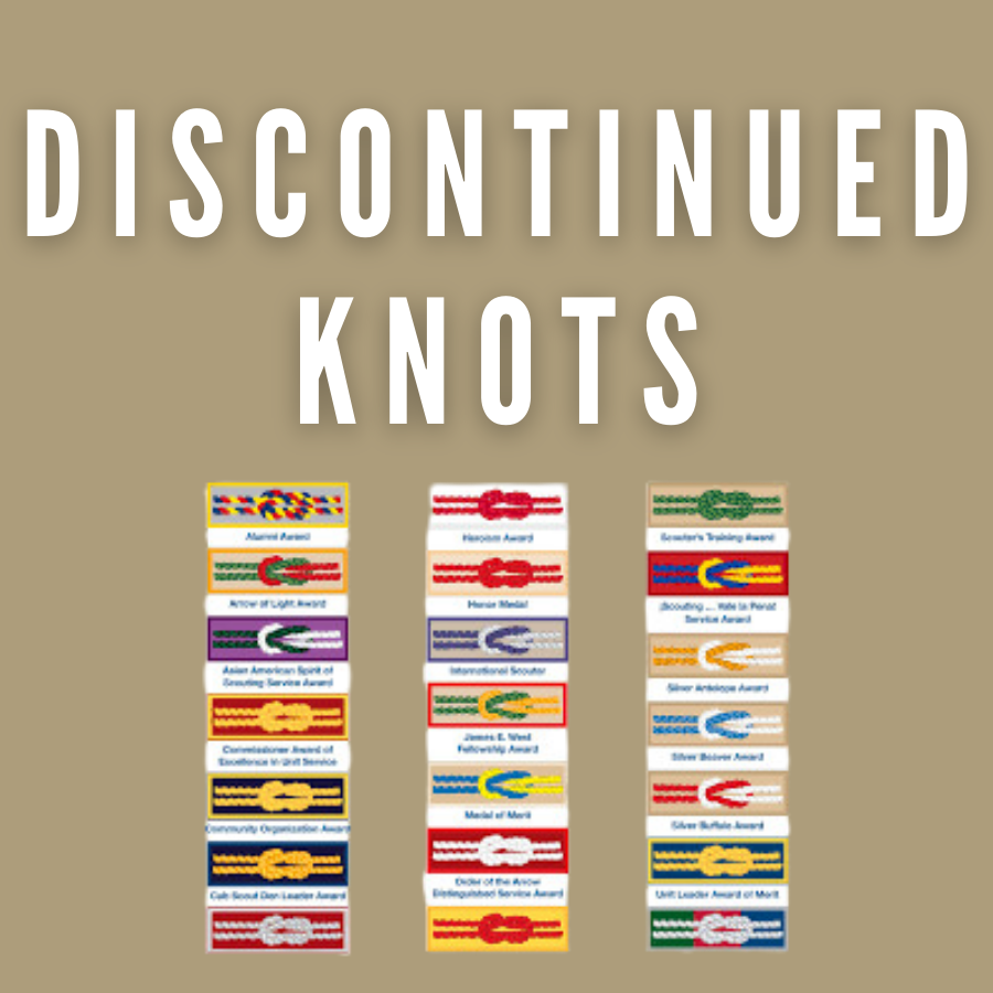 Discontinued Knots — Pine Burr Area Council - South Mississippi Scouting