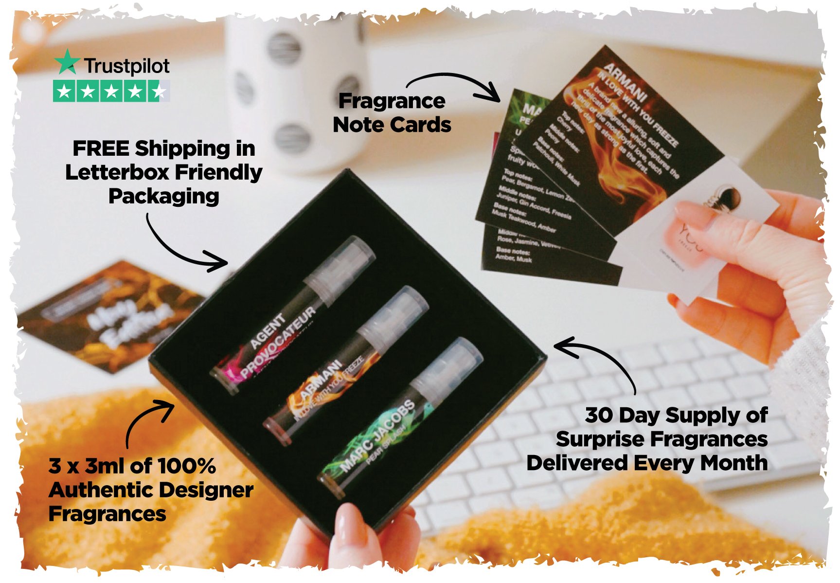 Designer Fragrance Subscription Box | Secret Scent Box