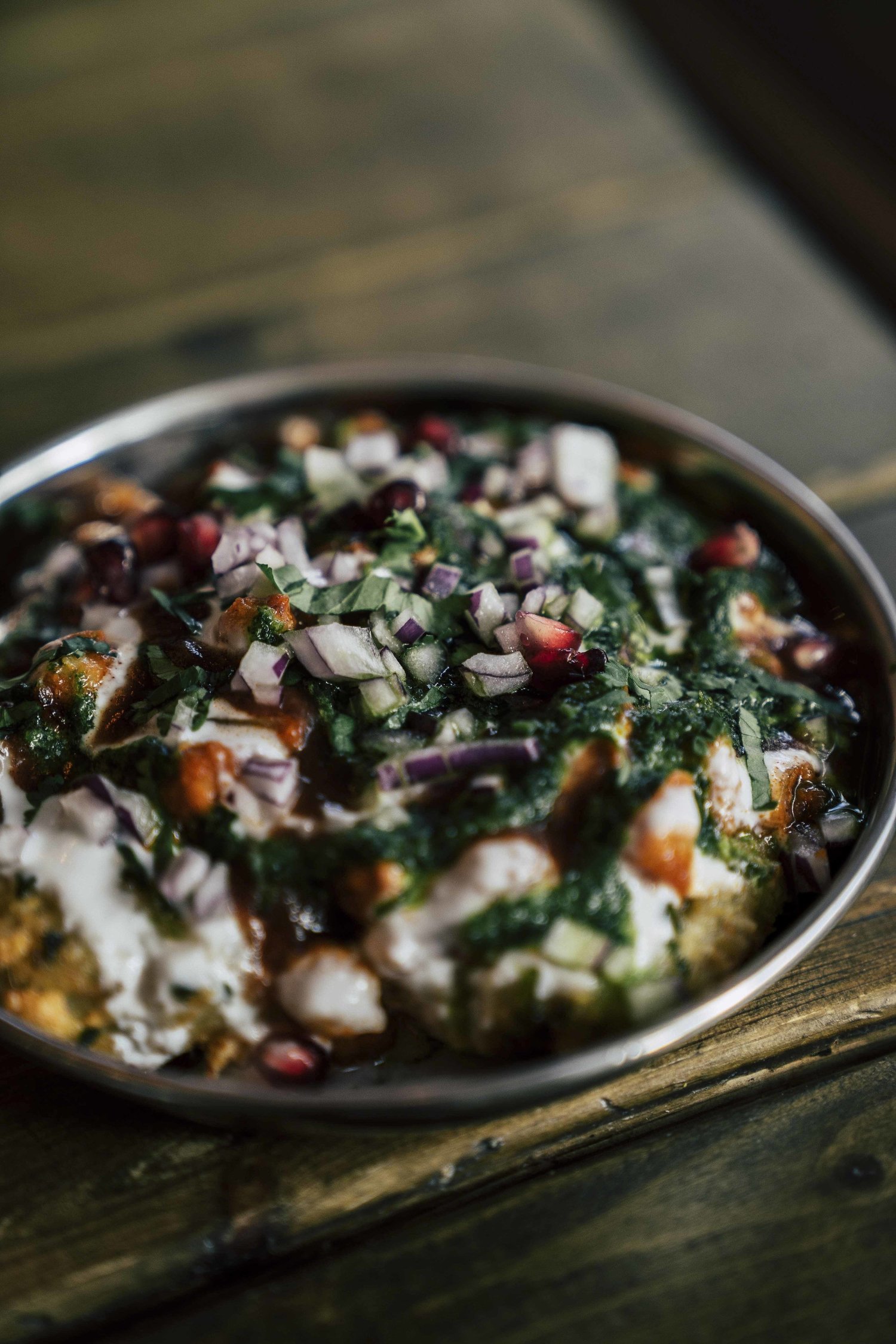 Indian Street Food @ Chit Chaat Chai — golden tiffin