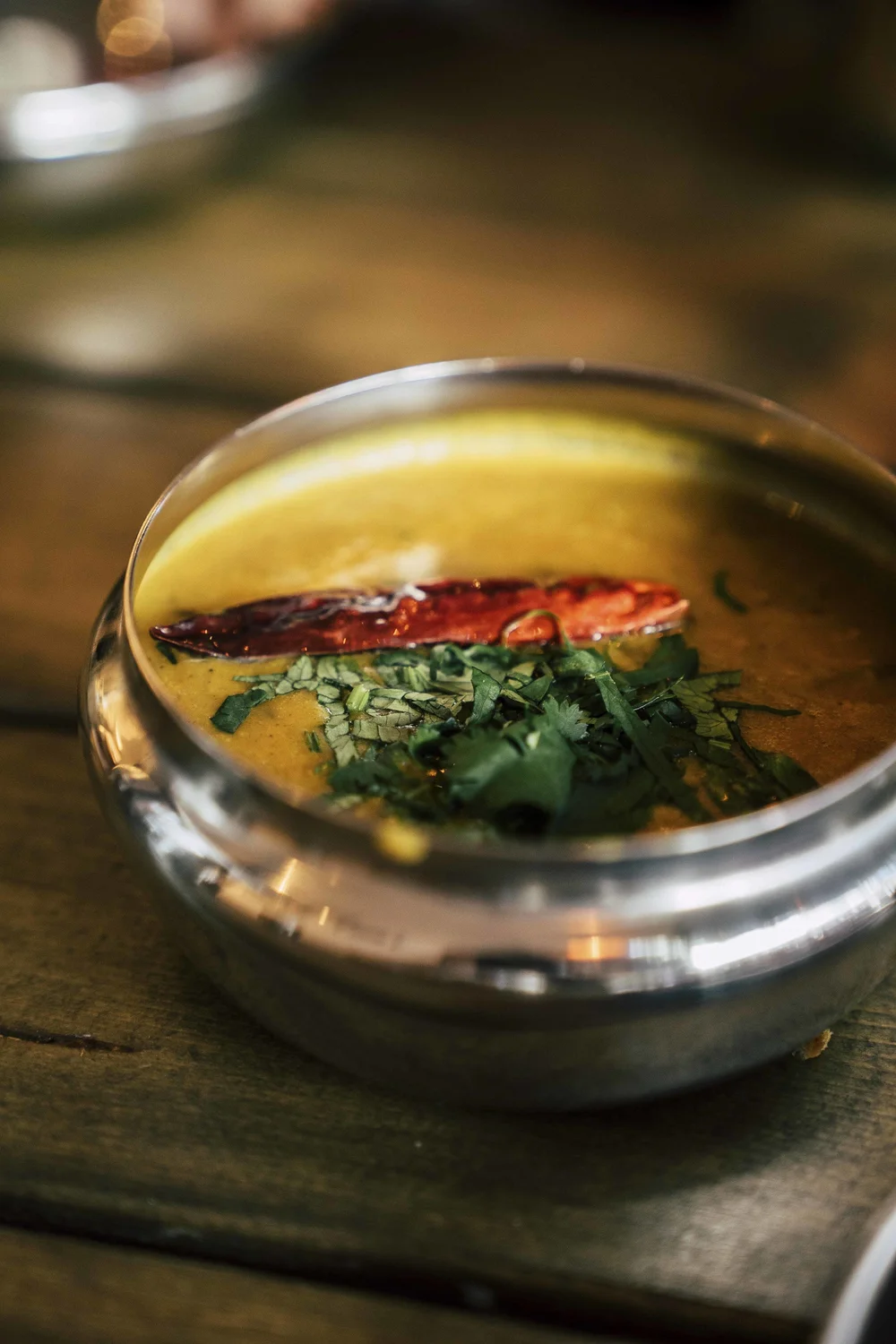 Indian Street Food @ Chit Chaat Chai — golden tiffin