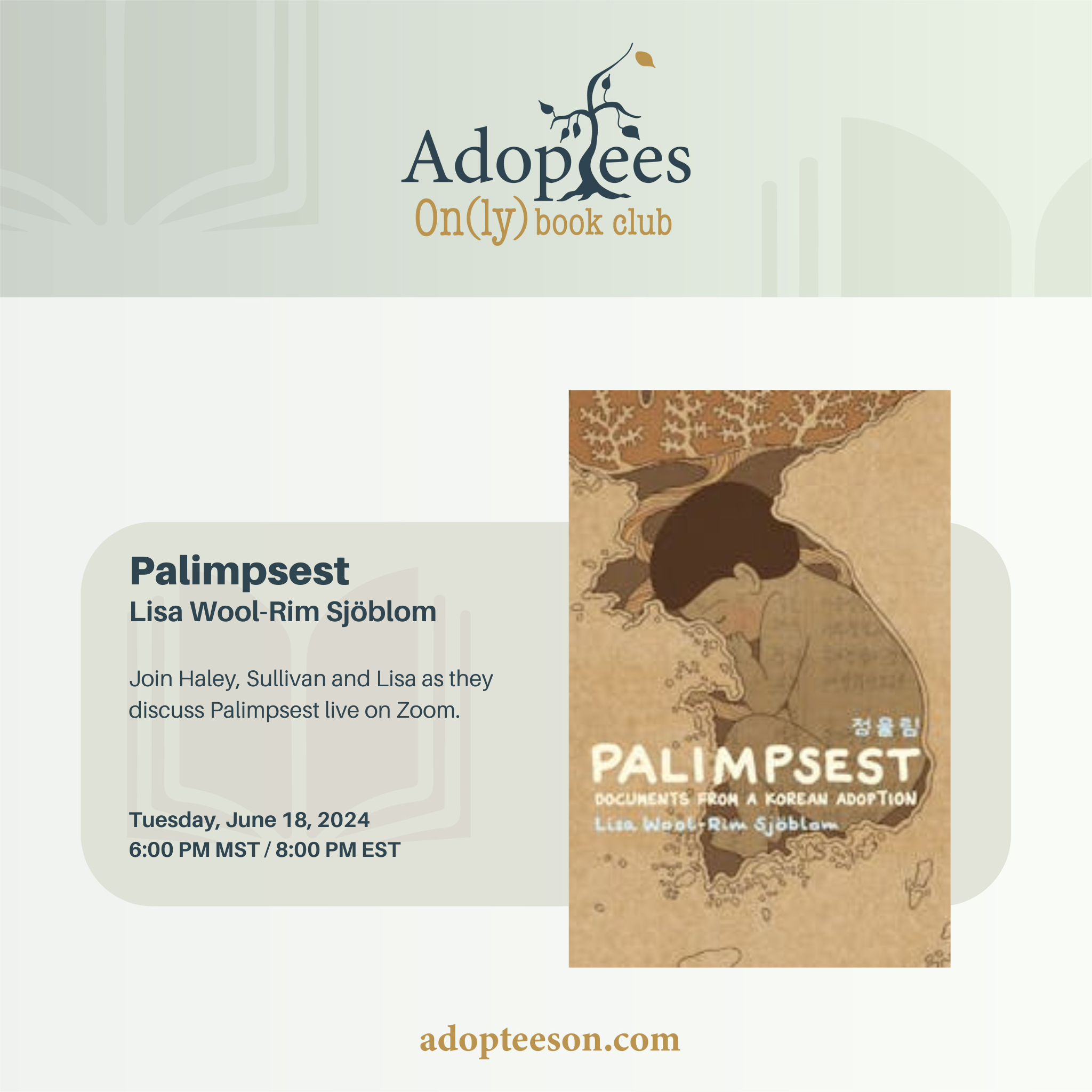 Patreon Live Events Calendar — Adoptees On